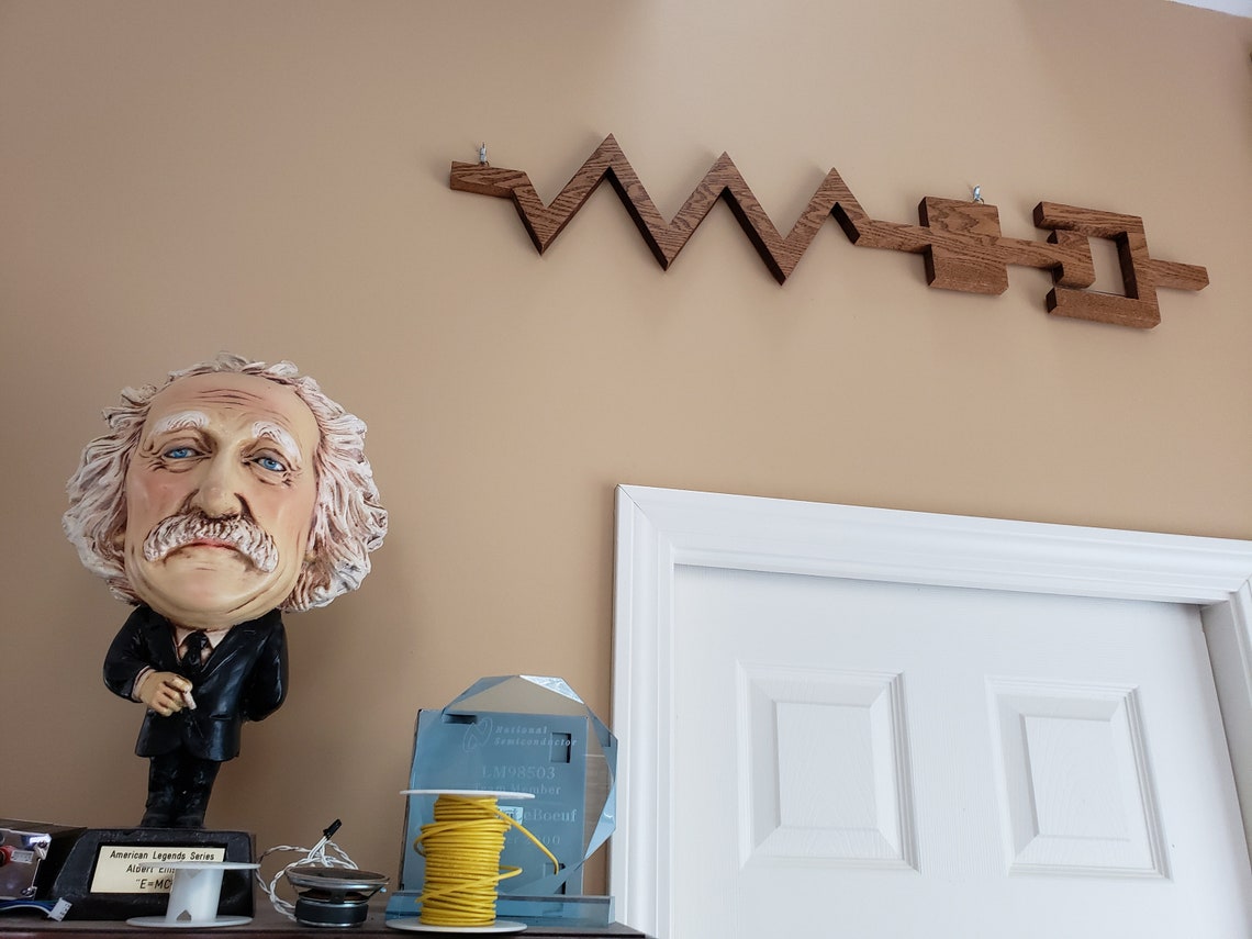 Wooden Schematic Symbol - Engineer Office Decor and Gift - Etsy