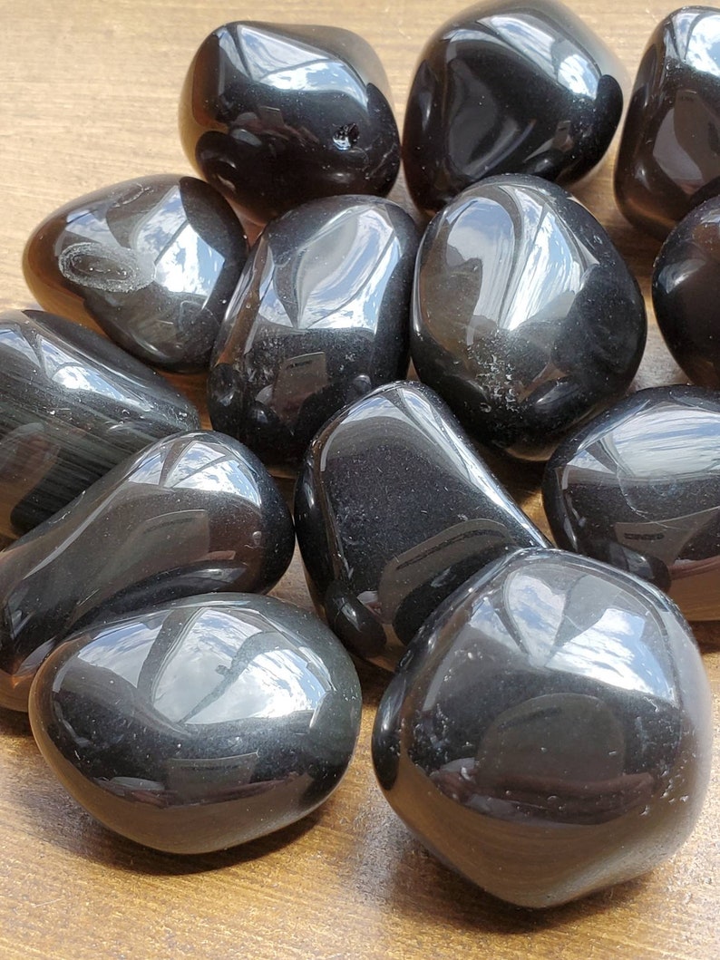 1 Apache Tears Tumbled Polished Gemstone Crystal - Etsy