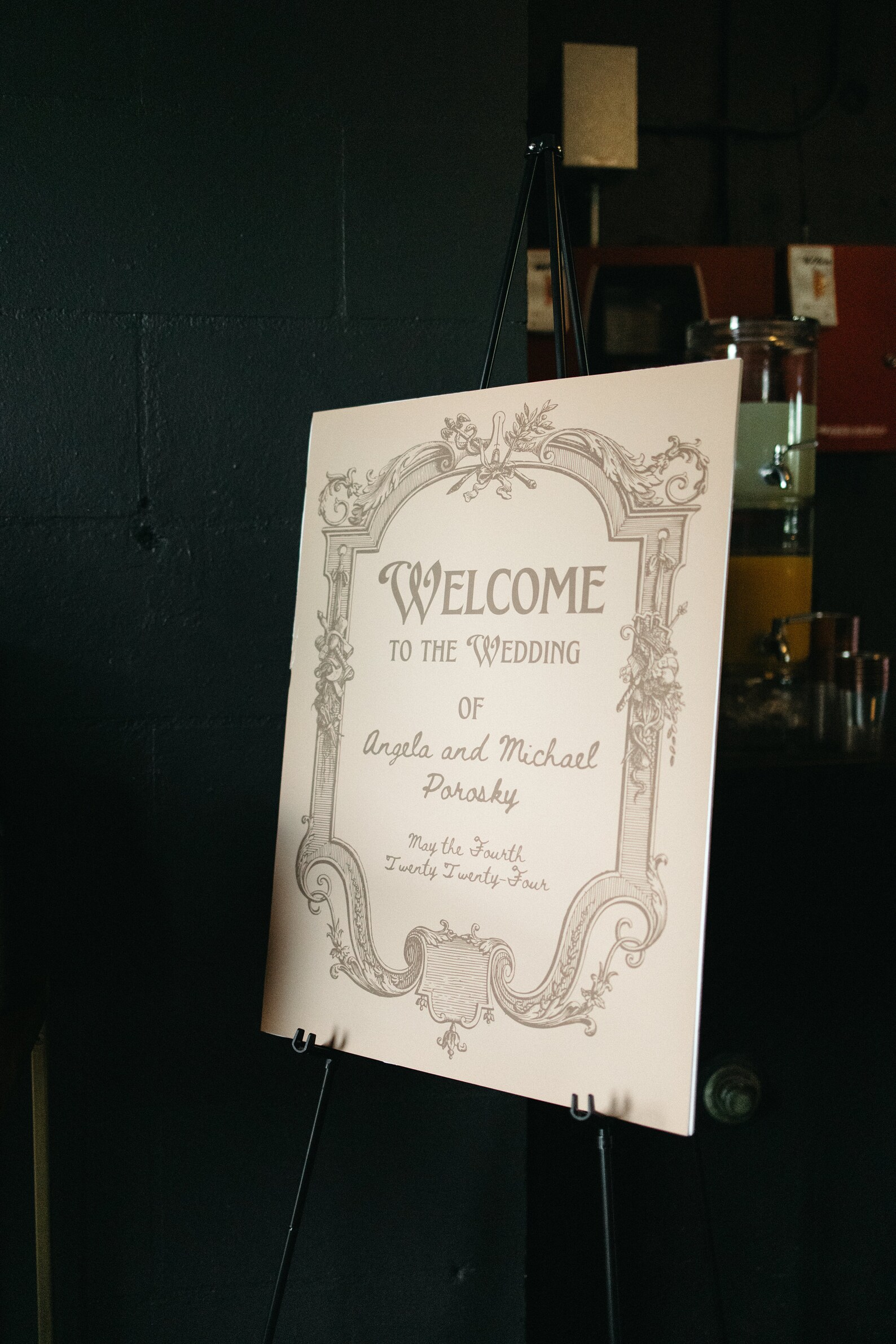 DIGITAL DOWNLOAD* Vintage Frame Welcome Sign - Weddings, Birthday ...