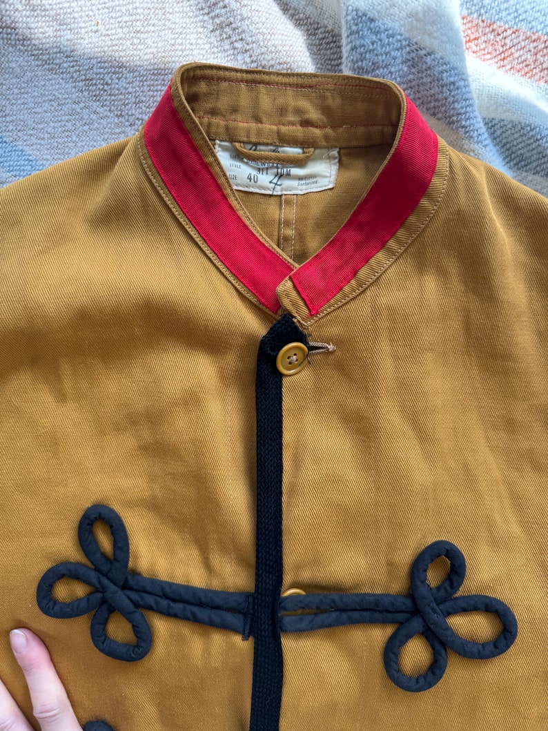 Vintage 1960s Gold & Black Ornate Waiter/bellhop Uniform Jacket - Etsy