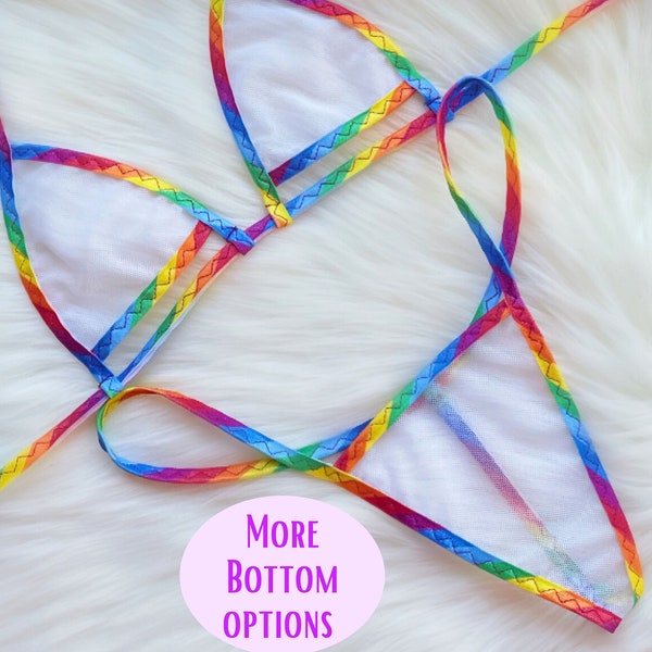 Micro Bikini Extreme See Through - Etsy
