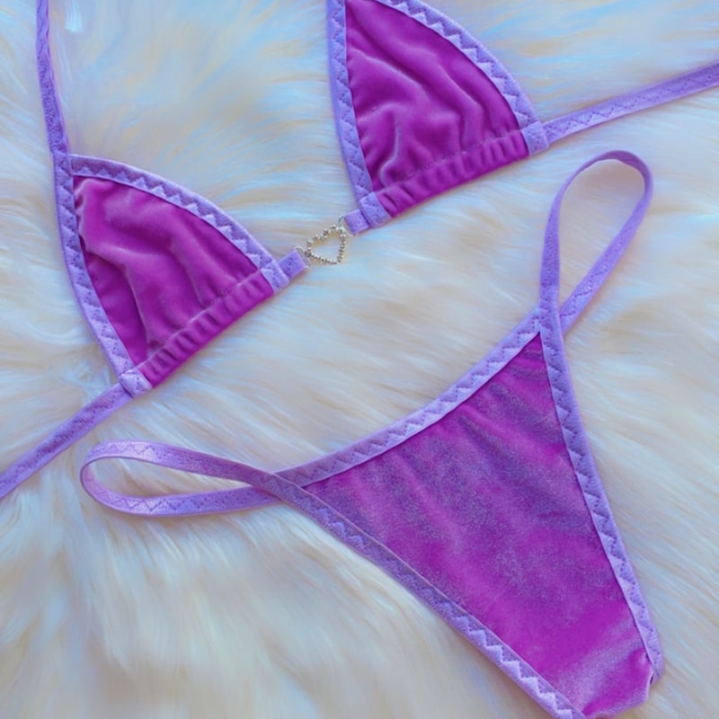 Tiny Girl In Micro Bikini Etsy
