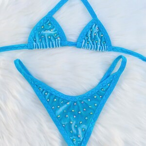 Velvet Stripper Outfit, Exotic Dance Wear, Rhinestones, Rave Outfit ...
