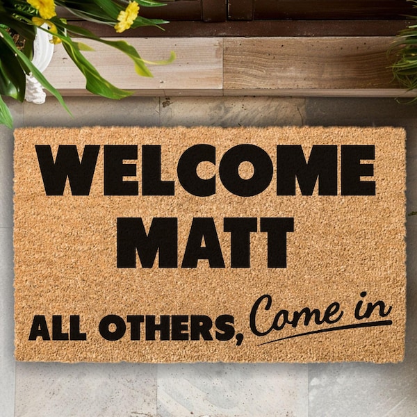 Welcome Mat Funny - Etsy