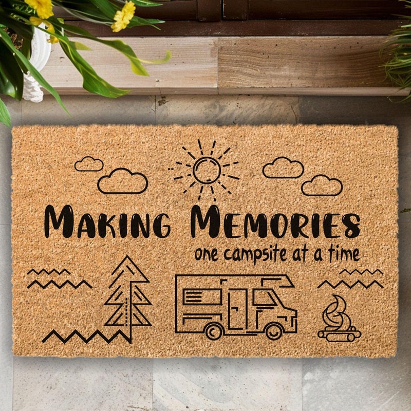 Camper Welcome Mat - Etsy