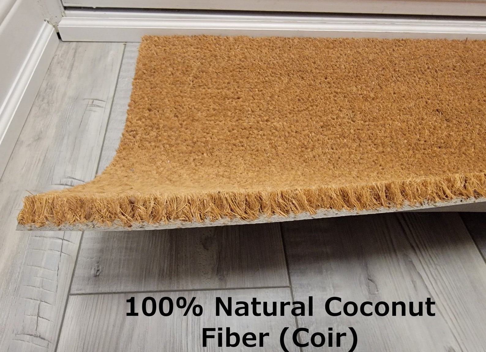 Spring Flowers Coir Doormat, Floral Front Door Decor, Floral Door Mat ...