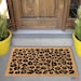 Leopard Doormat, Housewarming Gift, Elegant Welcome Mat, Leopard ...