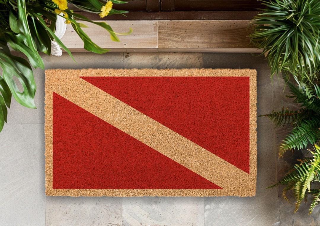 Scuba Diving, Scuba Diver Welcome Mat, Scuba Diving Gift, Scuba Diving ...