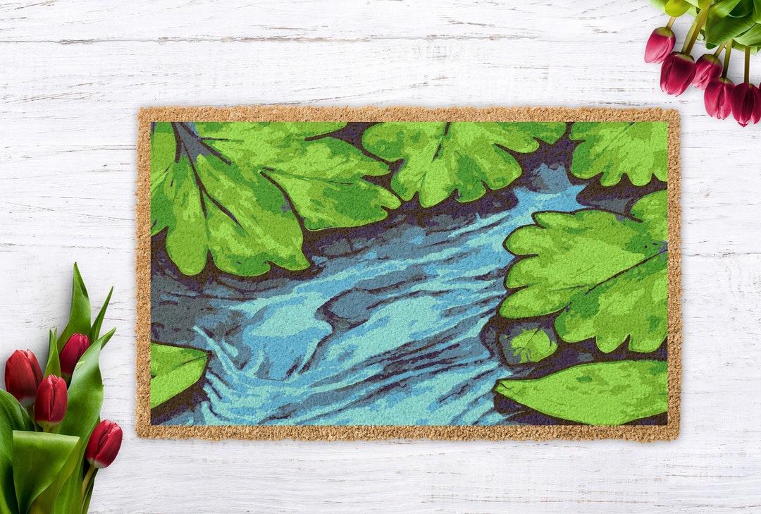 Nature Gift, Nature Art Decor Door Mat, Nature Home Decor, Nature Decor ...