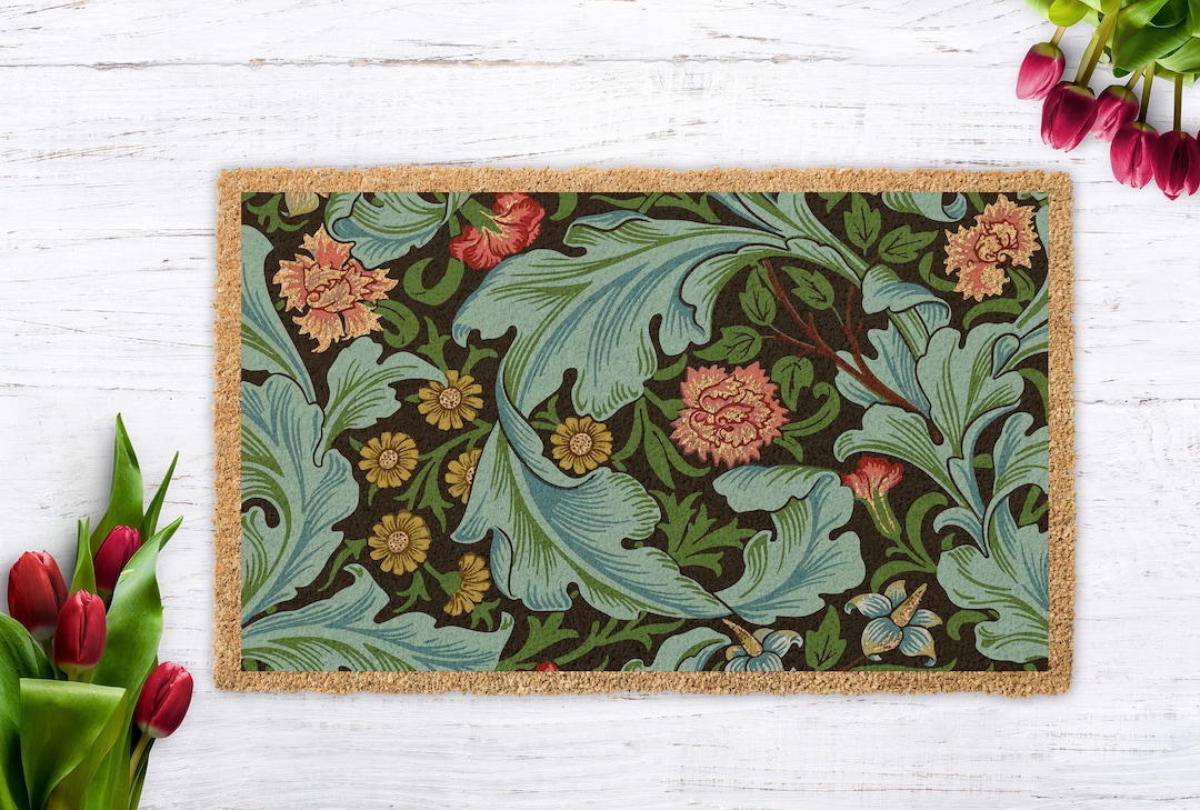 Floral Doormat, Colorful Welcome Mat, Housewarming Gift, New Home Gift ...