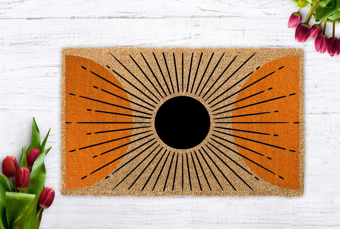 Doormat, Mid Century Modern, Welcome Mat Mid Century Modern, Midcentury ...