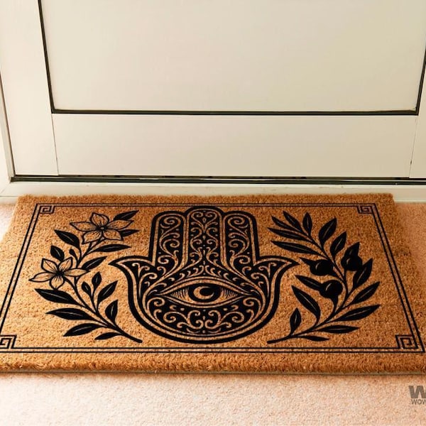 Doormat Hamsa - Etsy