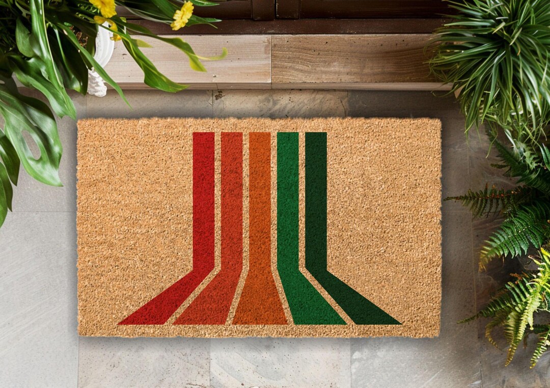 Retro Welcome Mat, Retro Doormat, Retro Decor, Housewarming Retro Gift ...
