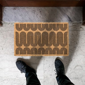 Doormat, Mid Century Modern, Wedding Gift, Housewarming Gift ...