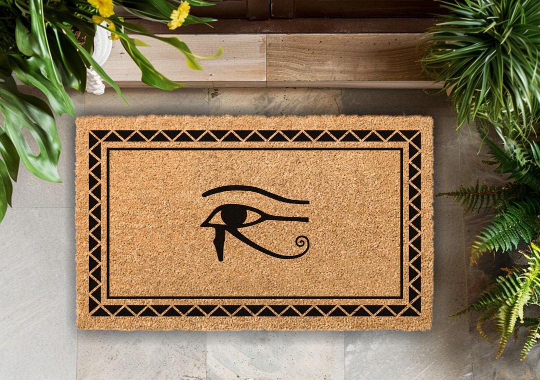 Eye of Horus Doormat, Healing and Protection Doormat, Protection ...