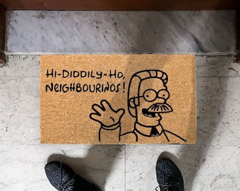 Simpsons Door Mat - Etsy