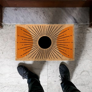 Doormat, Mid Century Modern, Welcome Mat Mid Century Modern, Midcentury ...