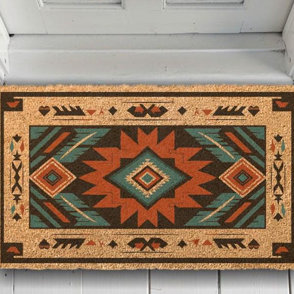 Aztec Rug - Etsy