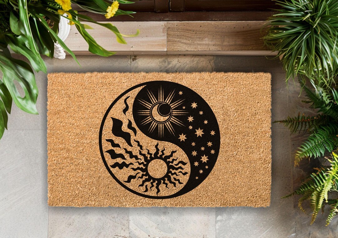 Ying Yang Gift, Night/day Ying Yang Mat, In/out Yin and Yang ...