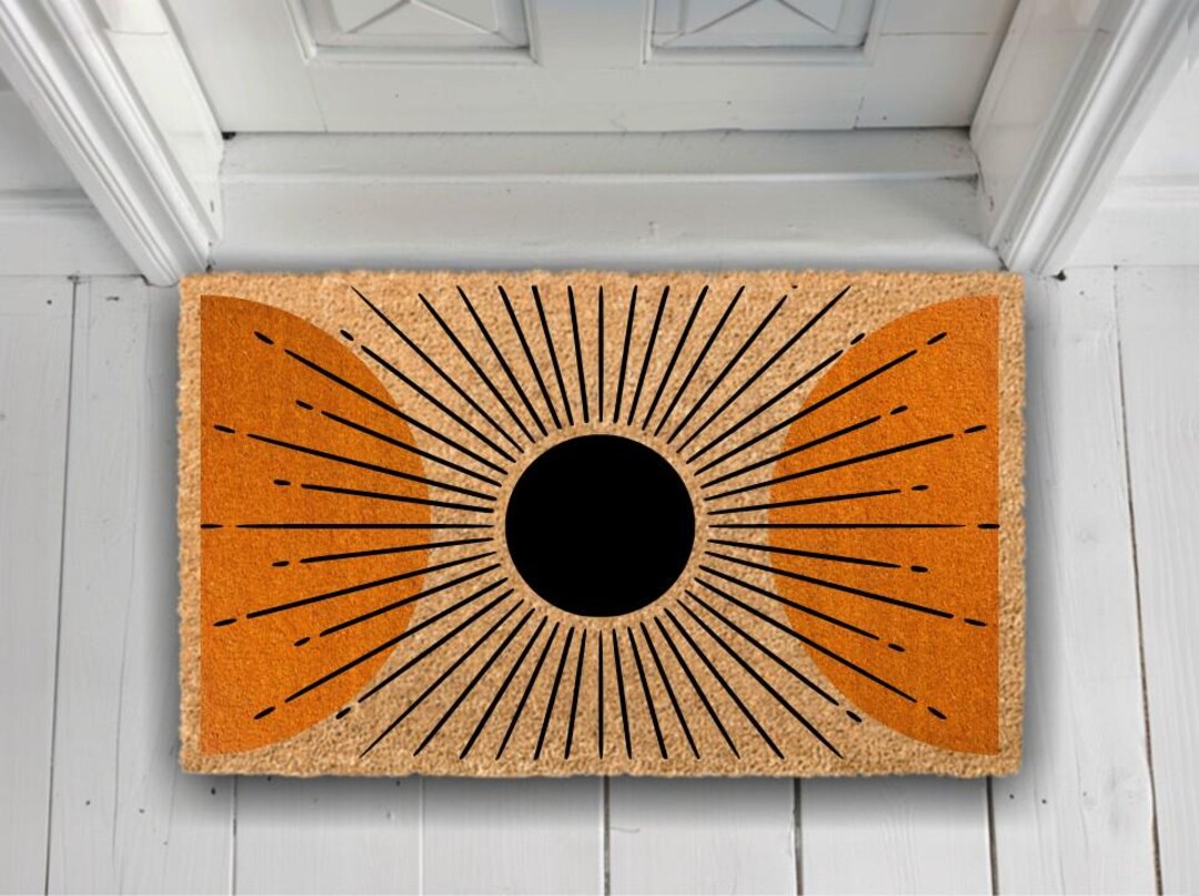 Doormat, Mid Century Modern, Welcome Mat Mid Century Modern, Midcentury ...