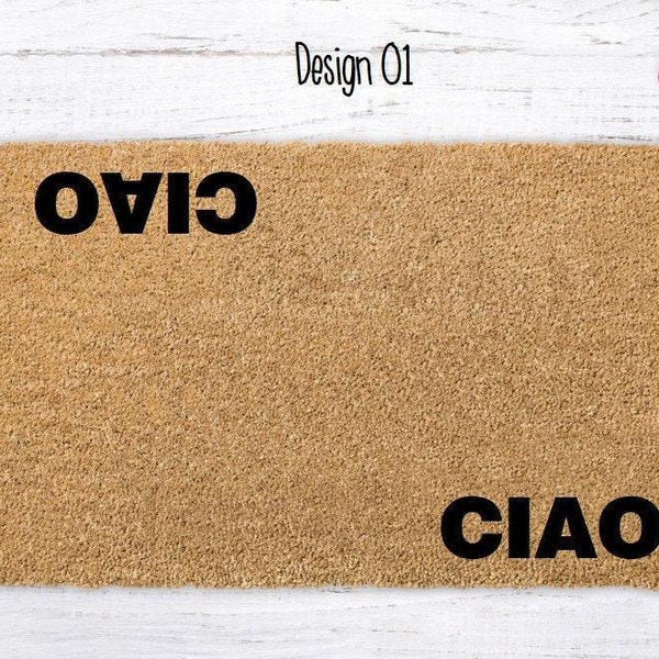 Ciao Doormat - Etsy