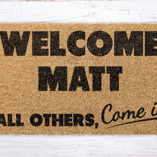 Welcome Mat Funny - Etsy