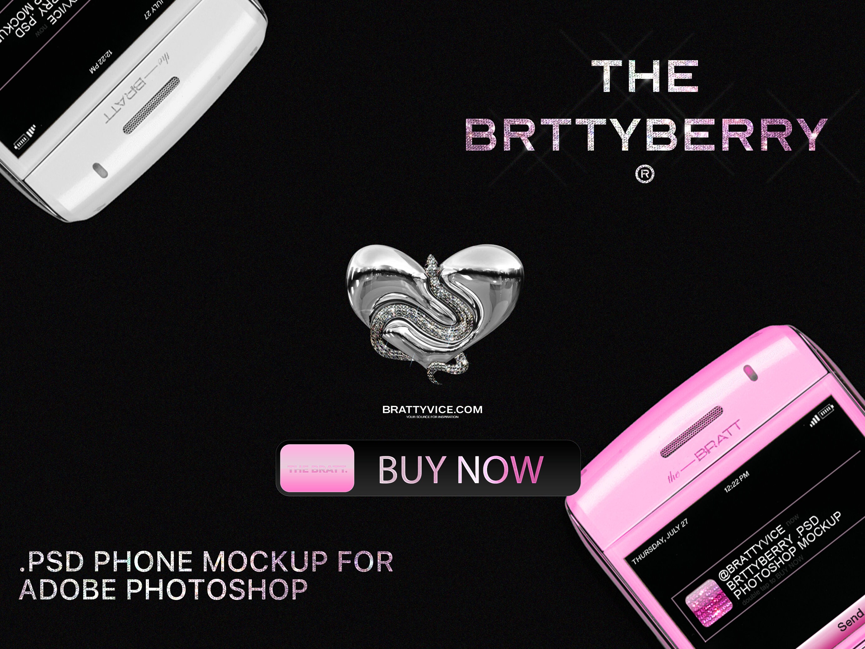 Y2K Theme Phone Screen Mock-up Bundle PSD Smart Object Evite / E-invite ...