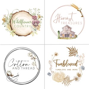 Rustic Logo, Custom Branding - Farm, Ranch, Homestead, Farmhouse, Barn ...