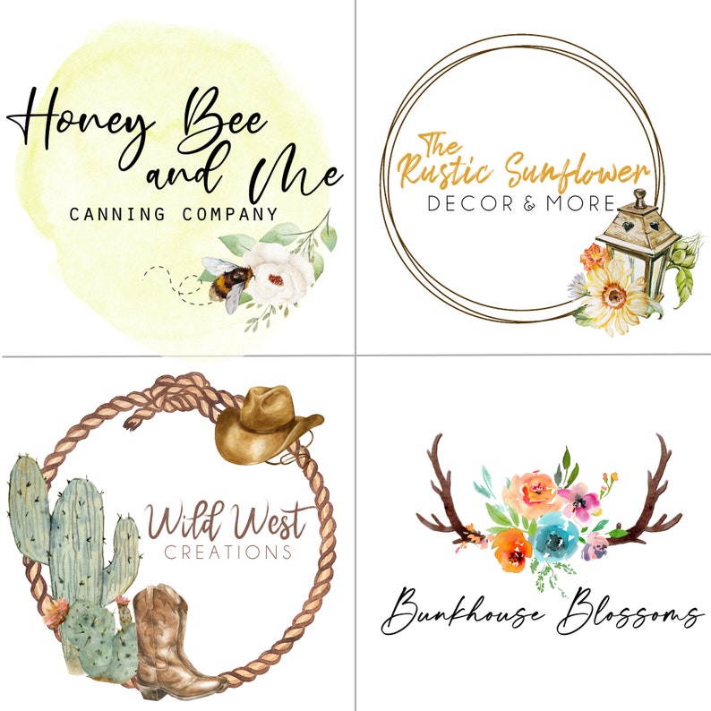 Rustic Logo Custom Branding Farm Ranch Homestead - Etsy