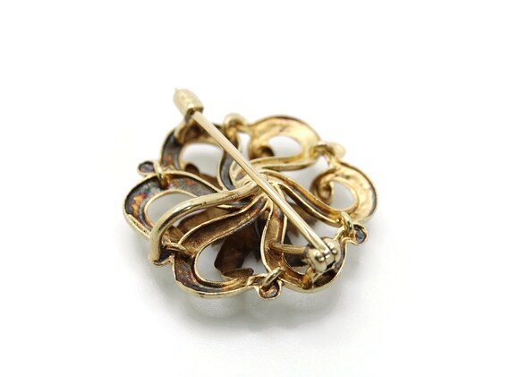 Vintage KREMENTZ & CO. Art Nouveau 14K Gold Seed Pear… - Gem