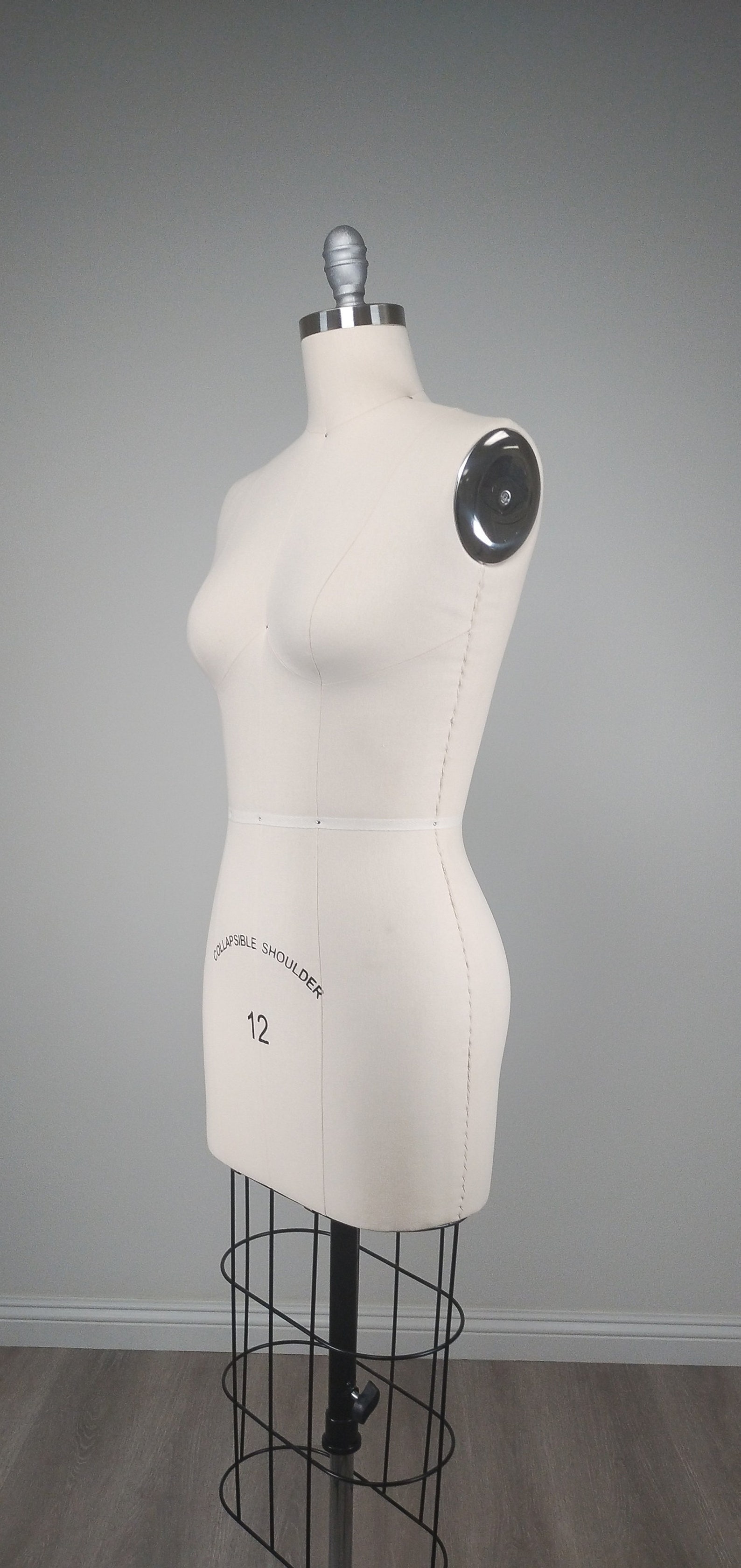 Professional Female Half Body Dress Form With Cage and Collapsible ...