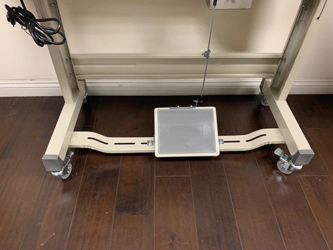 L" Shape Legs With Wheels for Industrial Sewing Machine Use (legs & 4 ...