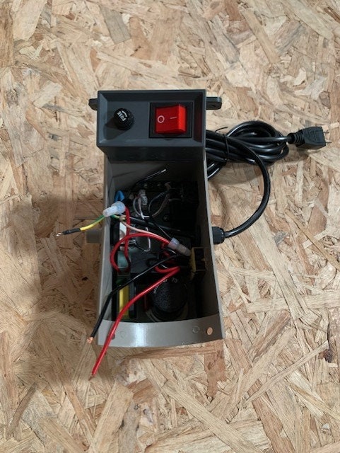 Industrial Brush Servo Motor Control Box With Speed Regulator & On/off ...