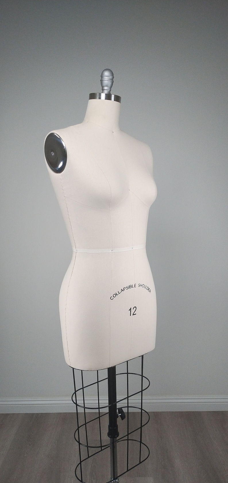 Professional Female Half Body Dress Form With Cage and Collapsible ...