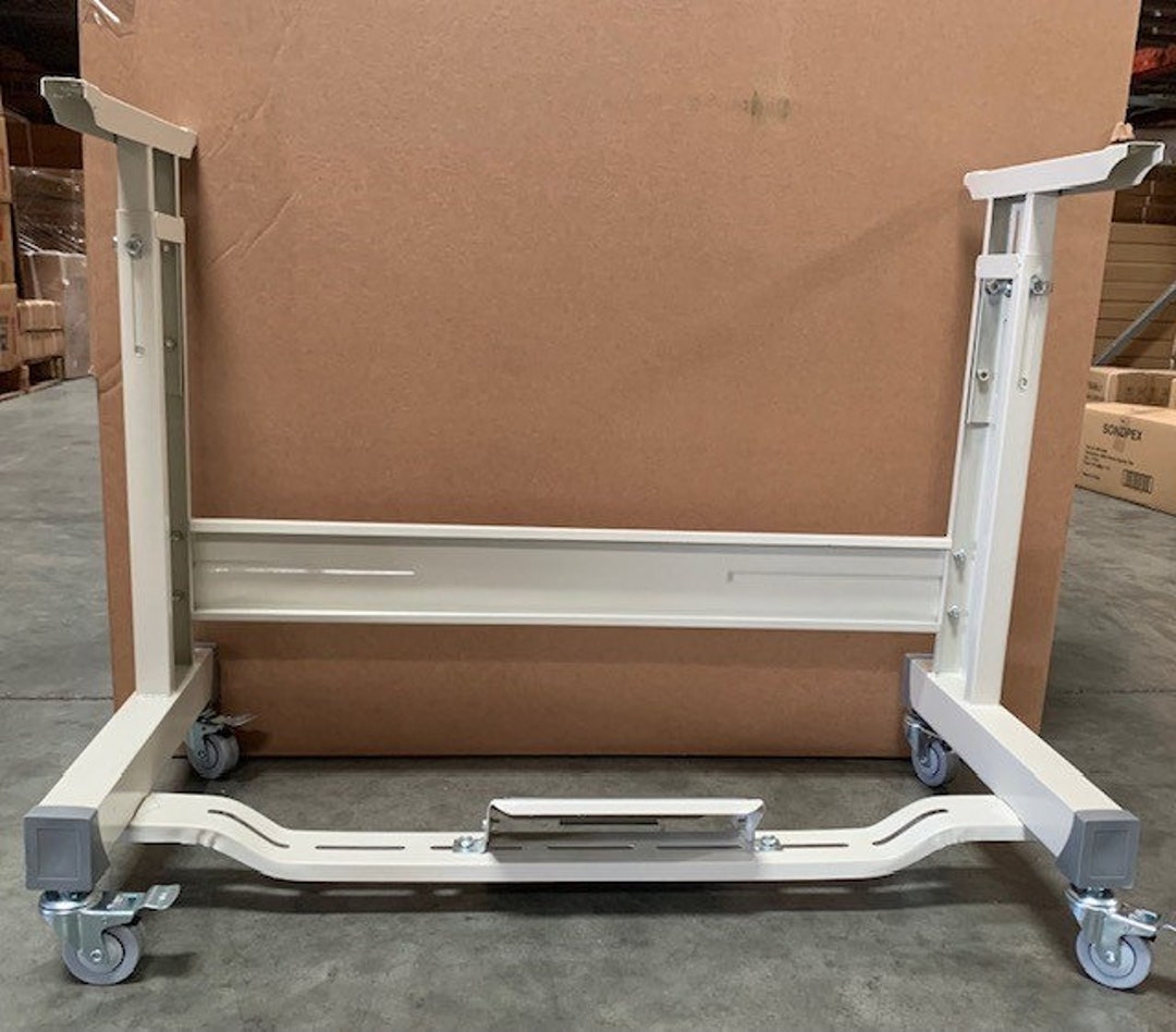 L" Shape Legs With Wheels for Industrial Sewing Machine Use (legs & 4 ...