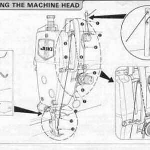 Juki DDL-8700 Lockstitch Sewing Machine W/ Servo Motor,stand,lamp DIY ...