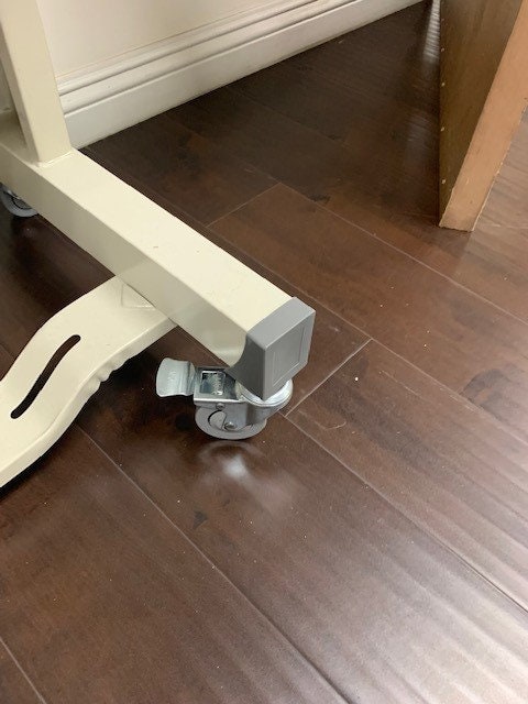 L" Shape Legs With Wheels for Industrial Sewing Machine Use (legs & 4 ...