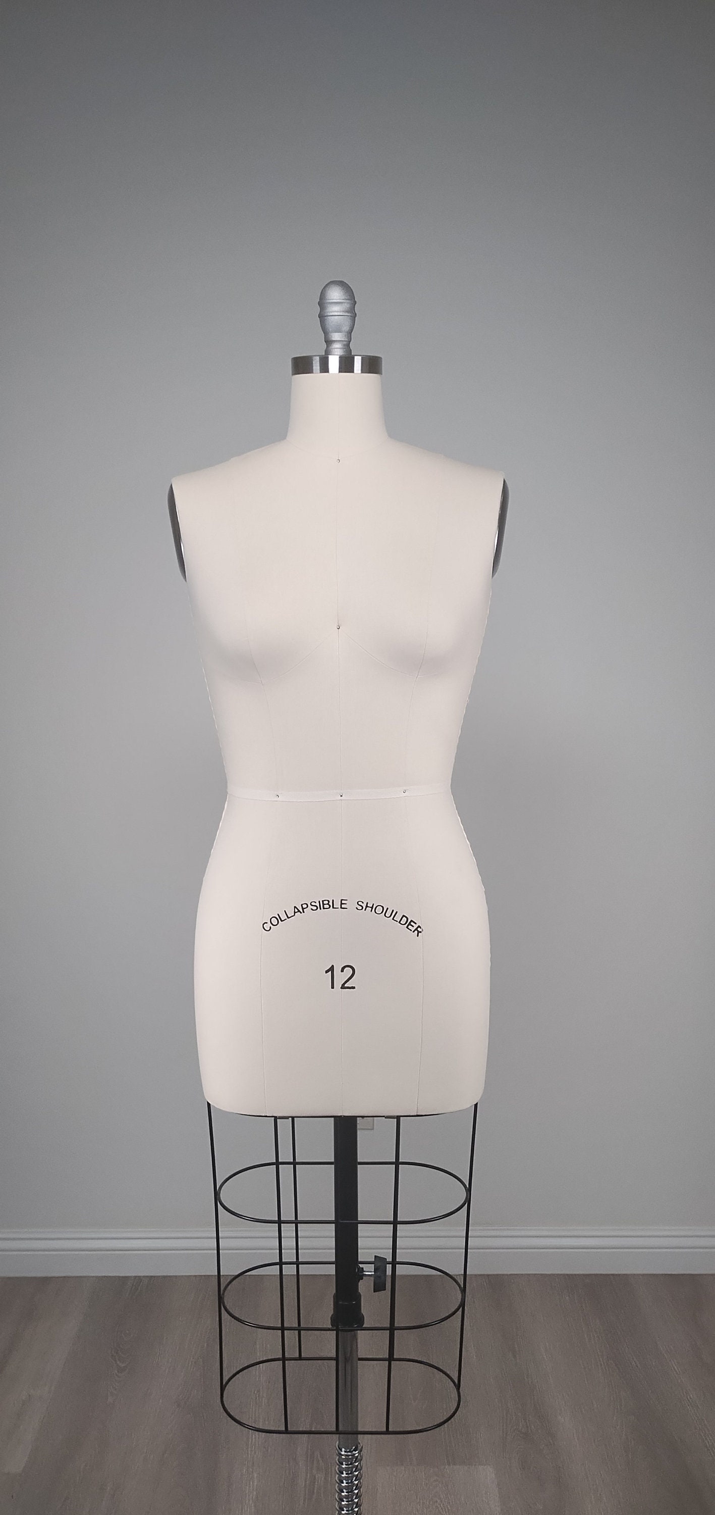 Professional Female Half Body Dress Form With Cage and Collapsible ...