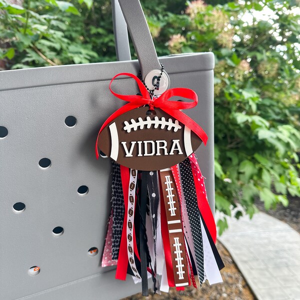 Football Bag Tag - Etsy