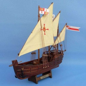 Wooden Nina Model Ship 12 - Etsy