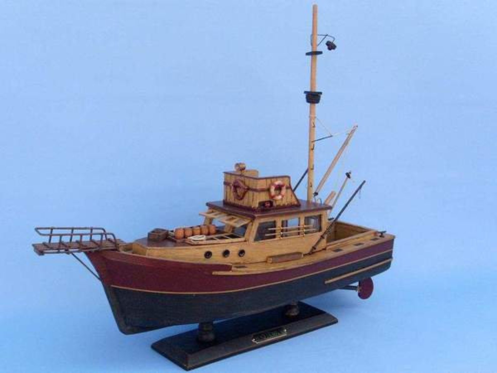 Wooden Jaws Orca Model Boat 20 | Etsy UK
