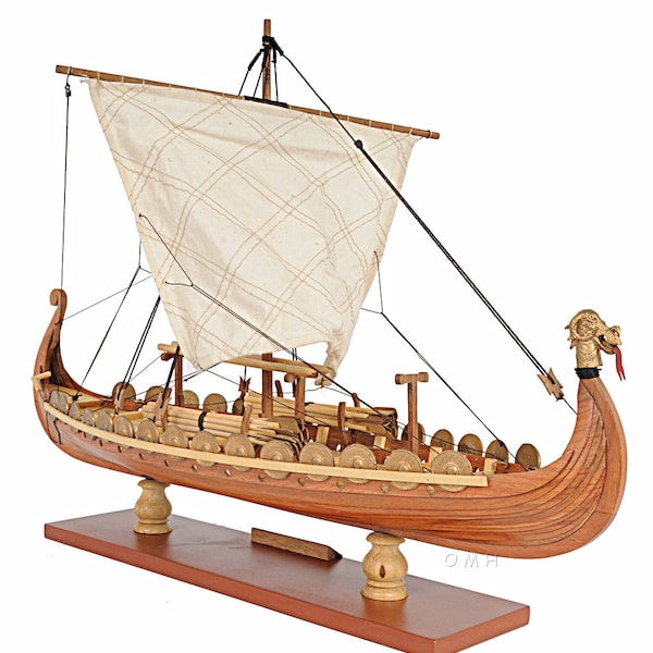 Viking Small Boat Model - Etsy