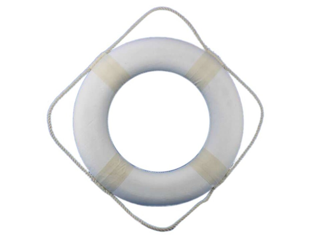 White Decorative Lifering 20 - Etsy