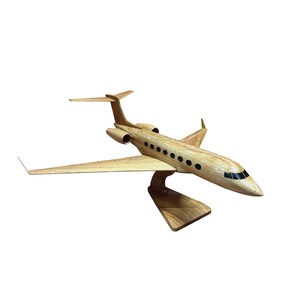 Gulfstream 650 Mahogany Wood Desktop Airplane Model - Etsy