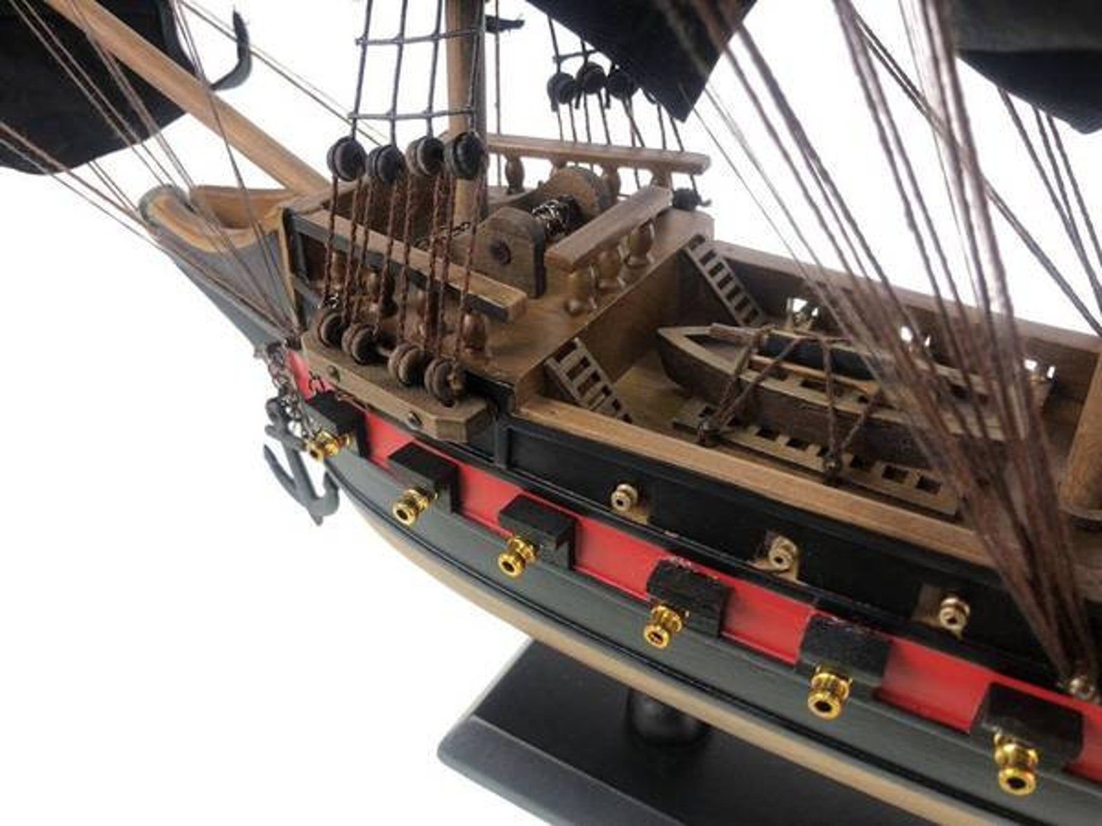 Wooden John Halsey's Charles Black Sails Limited Model | Etsy