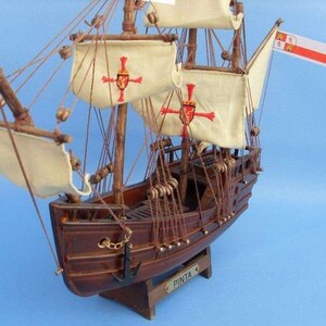Wooden Pinta Model Ship 12 - Etsy