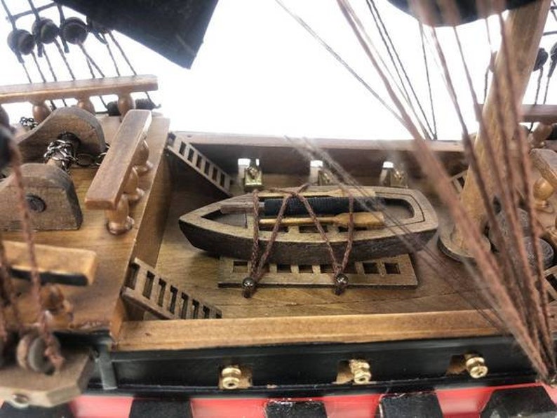 Wooden John Halsey's Charles Black Sails Limited Model | Etsy