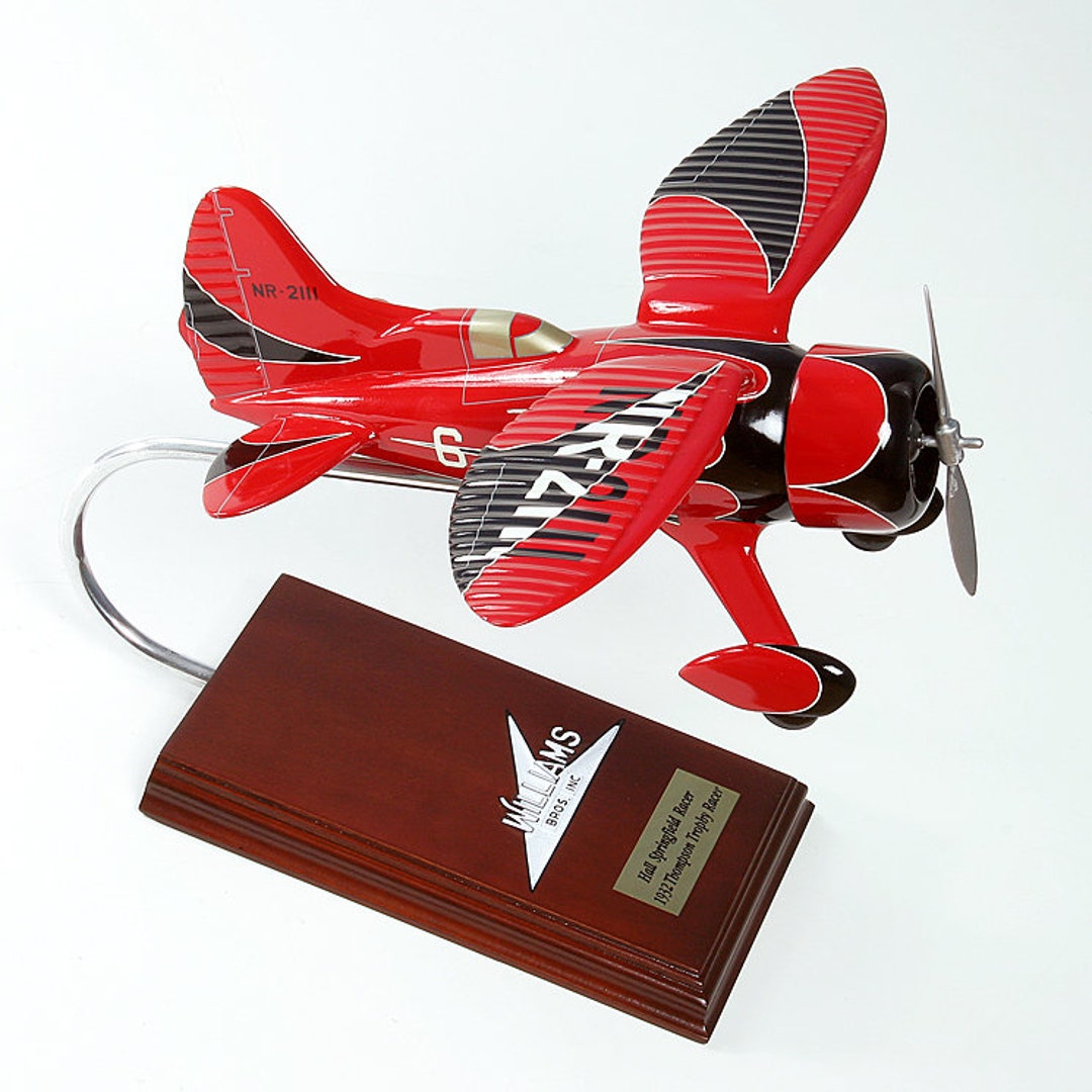 Modelo de aviación pintado Halls Bulldog Racer hecho a medida para ...