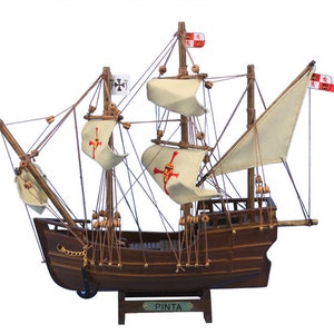 Wooden Pinta Model Ship 12 - Etsy