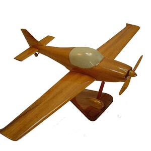 Vision Mahogany Wood Desktop Airplane Model - Etsy